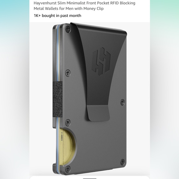 hayvenhurst | Bags | Hayvenhurst Slim Black Wallet For Men | Poshmark